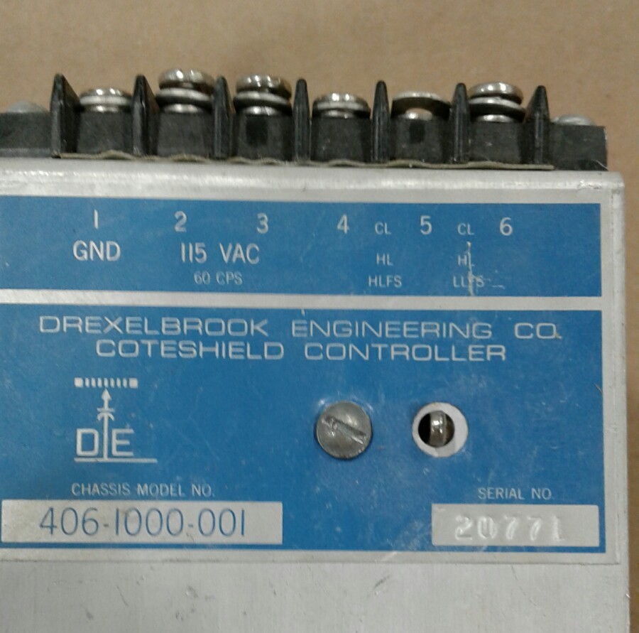 Drexelbrook Engineering 406-1000-001 Coteshield Controller 115 VAC ...