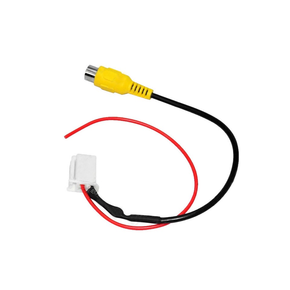 4-Pin Male Connector Radio Back-Up Reverse Camera RCA Input Plugs Cable ...