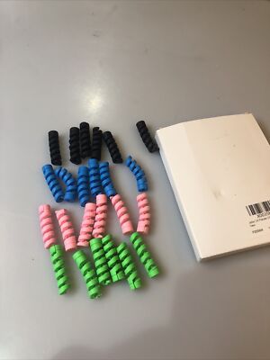 24PC Hair Coil Dreadlocks Braiding Beads Multi Color(Spring Braid) | eBay