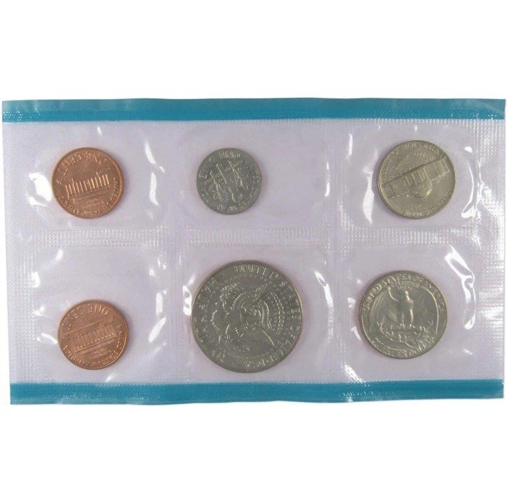 1971 Uncirculated Coin Set U.S Mint Original Government Packaging OGP ...