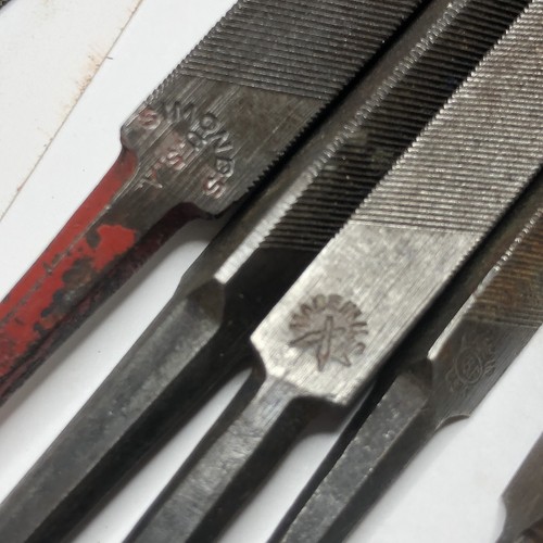 Vintage Mix Lot 24 Rat Tail File Round Triangle Nicholson Simond K&F ...