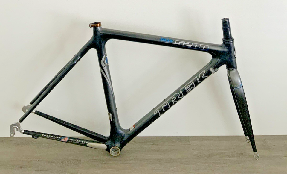 TREK 5200 FRAME AND FORK 54 CM 1.8 KGS. FULL CARBON WITH CC HEADSET | eBay