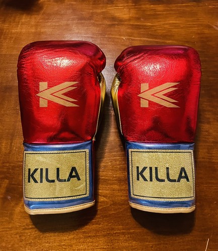 Killa Saturn AUS 8oz Pro Fight Metallic Boxing Gloves (Grant Winning ...