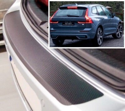 Volvo XC60 Mk2 Carbon Style Rear Bumper Protector | Universal Fitment ...