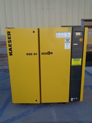 2015 Kaeser BSD50 50 hp rotary screw air compressor 208 Volt Machine ...