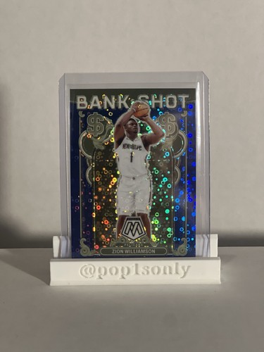 2023-24 Panini Mosaic Zion Williamson Bank Shot Blue Fast Break Disco ...