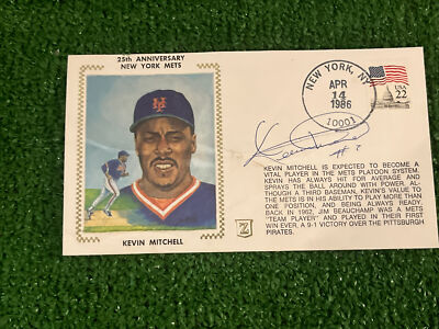 Kevin Mitchell New York Mets 25th Anniversary 1986 Signed Cachet | eBay