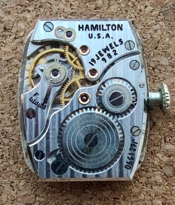 Genuine Gents Hamilton 19j Grade 982 in Running Order!! | eBay