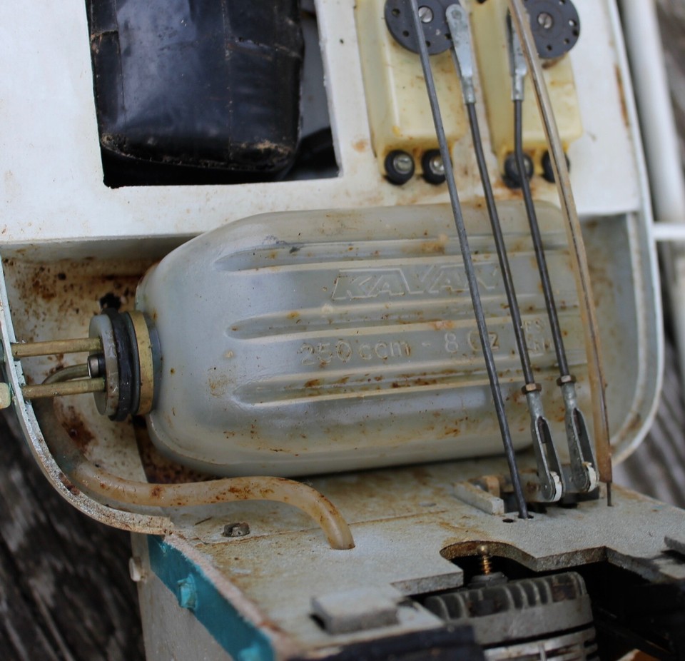 VINTAGE 1970'S KAVAN ALOUETTE II HELICOPTER RC NITRO GAS ENGINE | eBay