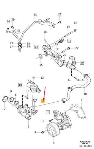 VOLVO V60 MK1 Thermostat Sealing 31319941 NEW GENUINE | eBay UK