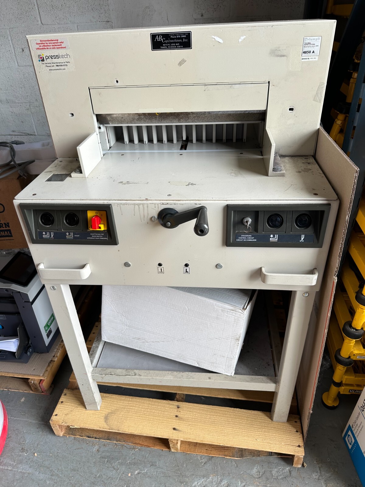 Triumph Paper Cutter 4850 Industrial Commercial Cutter | eBay