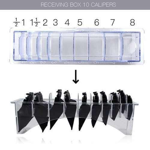 Rectangular Clipper Guard Holder Universal Hair Tools Organizer | eBay ...