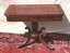 19TH C CLASSICAL FEDERAL ANTIQUE GAME / CARD TABLE CONSOLE ~ ISAAC VOSE ...
