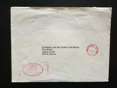 GB 1980 Post Office Headquarters Cover - Official Paid London ...
