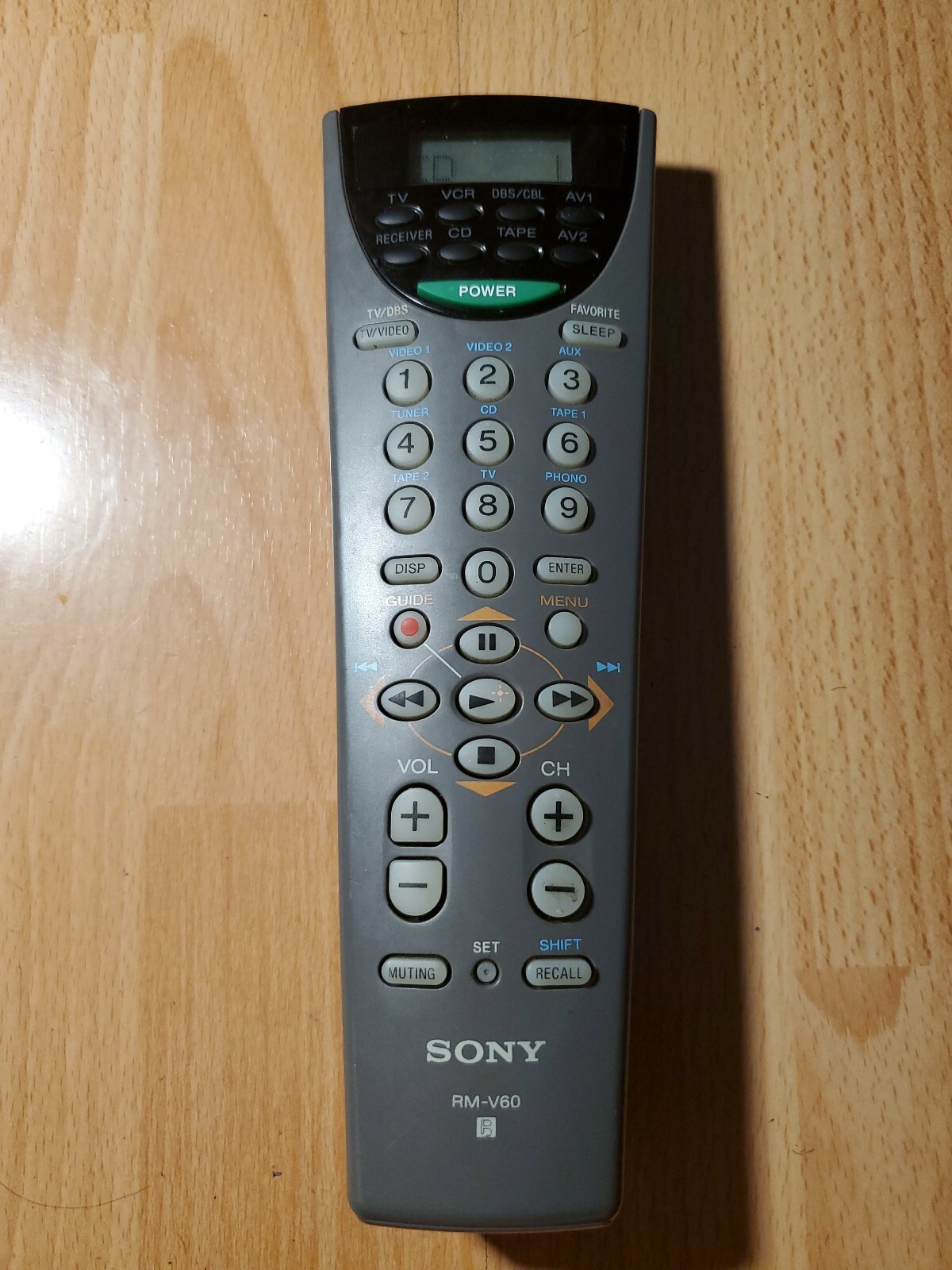Sony Remote RM-V60 Commander 8 Device Universal Remote Control With LCD ...