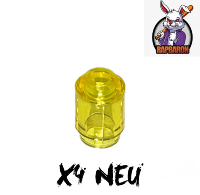 Lego® 4x 1x1 Brick Rund Open Stud Trans-Yellow 3062b Neuware | eBay.de