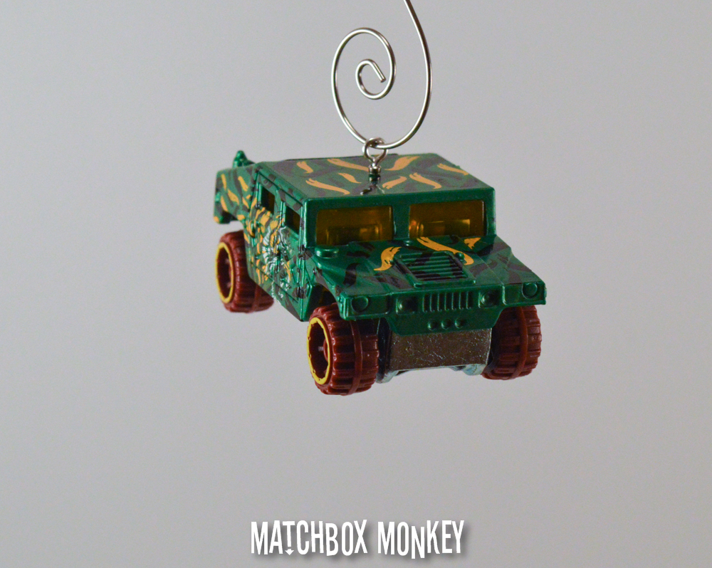 USA Military Humvee Hummer Custom Christmas Ornament 1/64 Jungle Camo ...