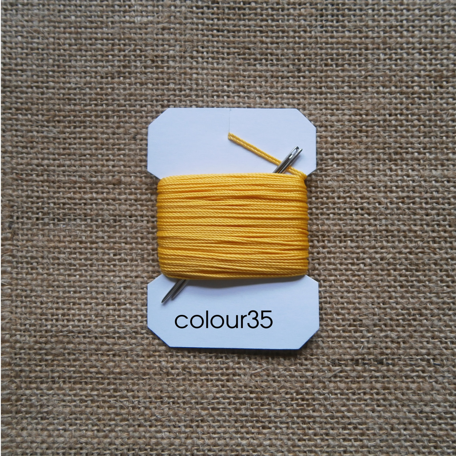 20m VERY STRONG LEATHER SEWING THREAD 0,75mm THICK PLUS 2 BLUNT NEEDLES ...