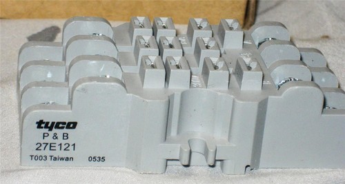 (4) 27E121 11 Position Relay Socket 15A 300V - (Multiple Manufacturers ...