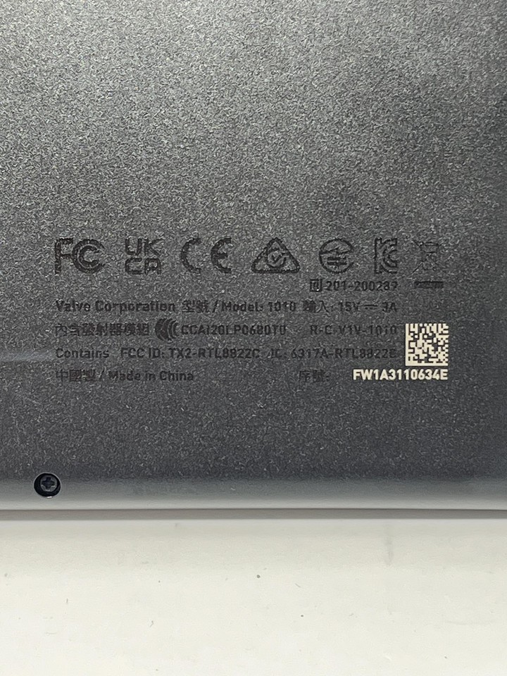 Steam Deck Valve Handheld System MHDA3080093B 814585022254| eBay