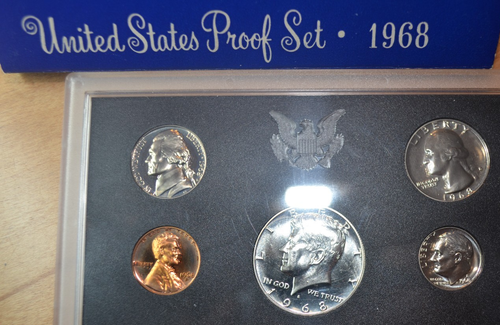 United States Proof Set 1968-S with full steps Jefferson nickel | eBay