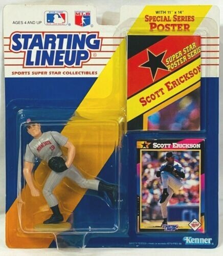 1992 ROOKIE STARTING LINEUP - SLU -MLB - SCOTT ERICKSON - MINNESOTA ...