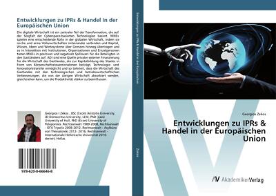 Entwicklungen zu IPRs & Handel in der Europäischen Union | Buch ...