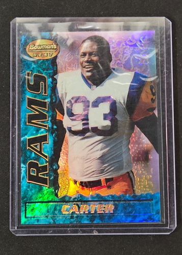1995 - Kevin Carter - Bowman's Best - Refractor #6 (RC) RAMS | eBay