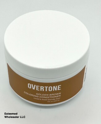 OVERTONE Golden Brown Coloring Conditioner 8oz w/o box | eBay