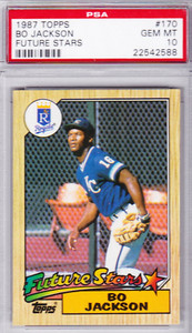 Bo Jackson 1987 Topps #170 Base Price Guide - Sports Card Investor