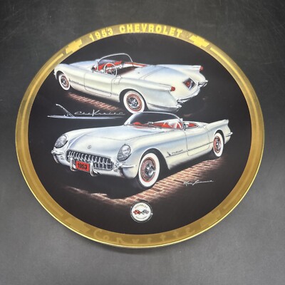 Hamilton Collection 1953 Corvette by Marc Lacourciere Collector Plate ...