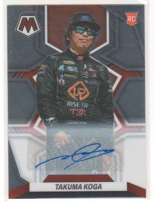 Takuma Koga Rookie Autograph 2023 Chronicles Mosaic Racing NASCAR A1 | eBay