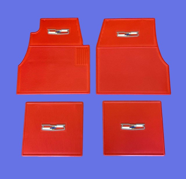 Danchuk Chevy Crest Logo Rubber Floor Mat 1322 for sale online | eBay