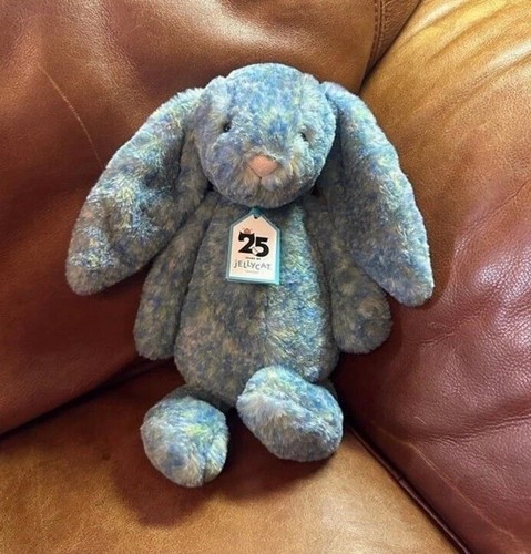 Jellycat Medium Bashful Luxe Azure Bunny BNWT | eBay