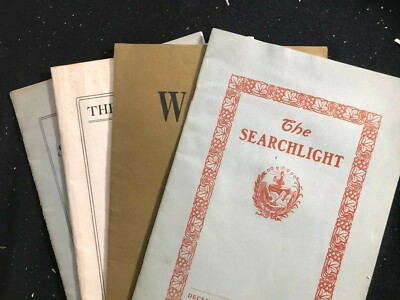 Lot of 4 THE SEARCHLIGHT Literary Magazines - WALPOLE HIGH SCHOOL ...