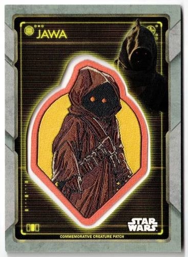 Star Wars Holocron: Commemorative Creature Patch P-JJ Jawa Topps 2020 ...