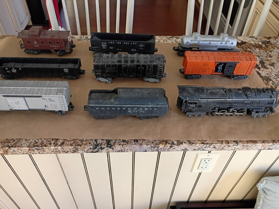 LIONEL Train #671 LOCOMOTIVE, Tender, Caboose, Fuel, Ore,and Others ...
