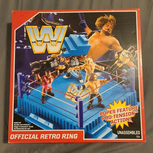 WWE Mattel Retro Ring (1ST EDITION) AEW WWF WCW ECW TNA NJPW ROH | eBay