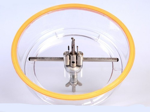 40-300mm Adjustable Drywall and Ceiling Tile Hole Cutter with ABS Dust ...