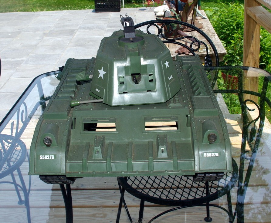 VINTAGE RARE DELUXE REMOTE TIGER JOE TANK ARMY MILITARY TOY 1961 ...