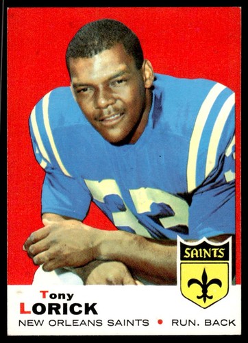 1969 Topps Tony Lorick New Orleans Saints #61 | eBay