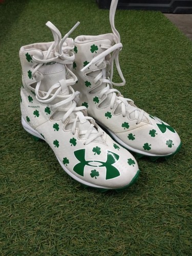 Under Armour Highlight RM Jr 'Shamrock' Football Cleats Size 4.5Y | eBay