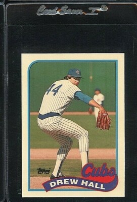 1989 TOPPS TIFFANY #593 DREW HALL CHICAGO CUBS | eBay