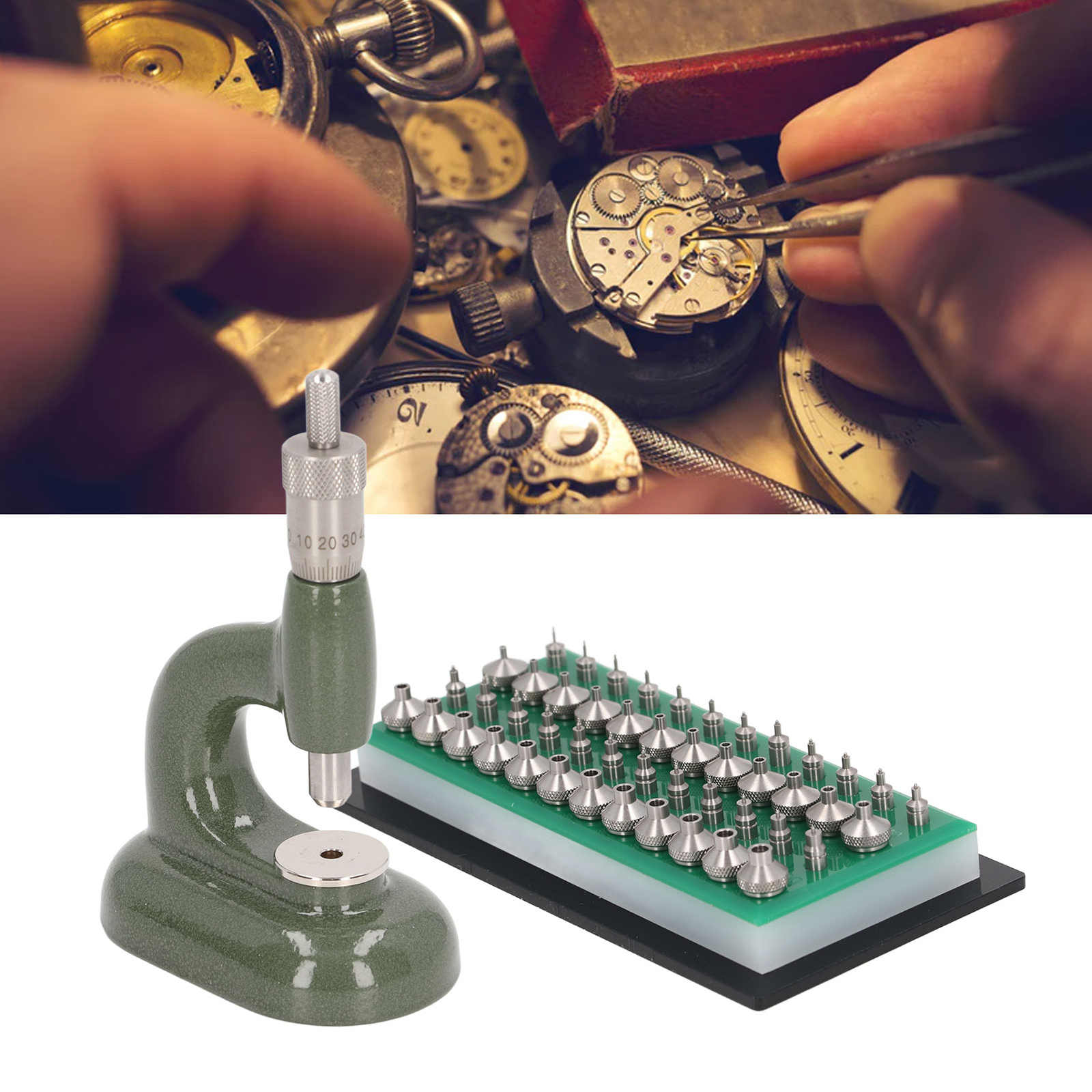 Watch Repair Tool Watch Case Closer With 48Pcs Dies Watchmaker ...