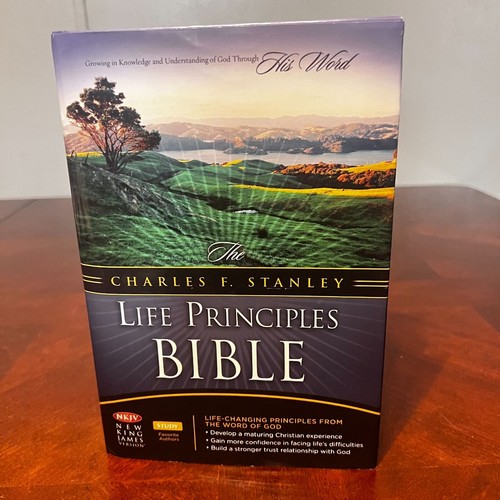 The Charles F. Stanley Life Principles Bible NKJV Hardcover | eBay