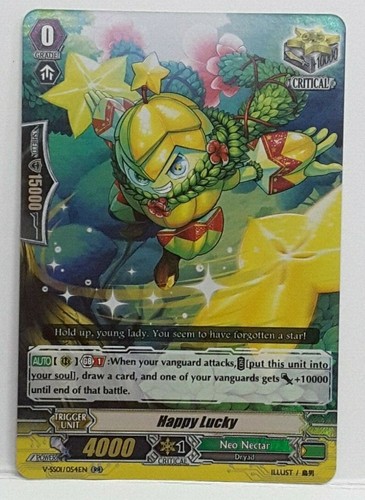 Bushiroad Cardfight Vanguard Heureuse Chance V-SS01/054EN RR (Néo ...