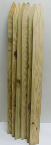 1" x 4" x 4' Stockade Treated Southern Pine Pickets for Wood Fence - 6 ...
