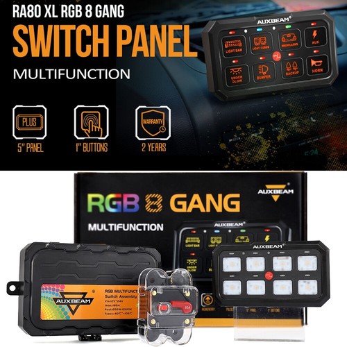8 Gang RGB XL Switch Panel for LED Light Bar Control Philippines | Ubuy