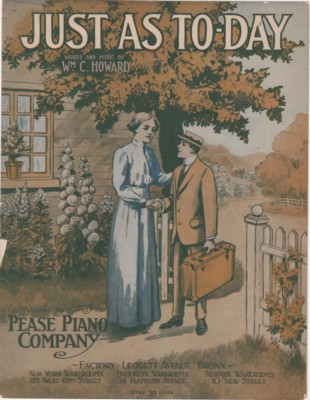 Just As To-Day, Pease Piano Co. Give-Away, 1914, 2nd offered vintage ...