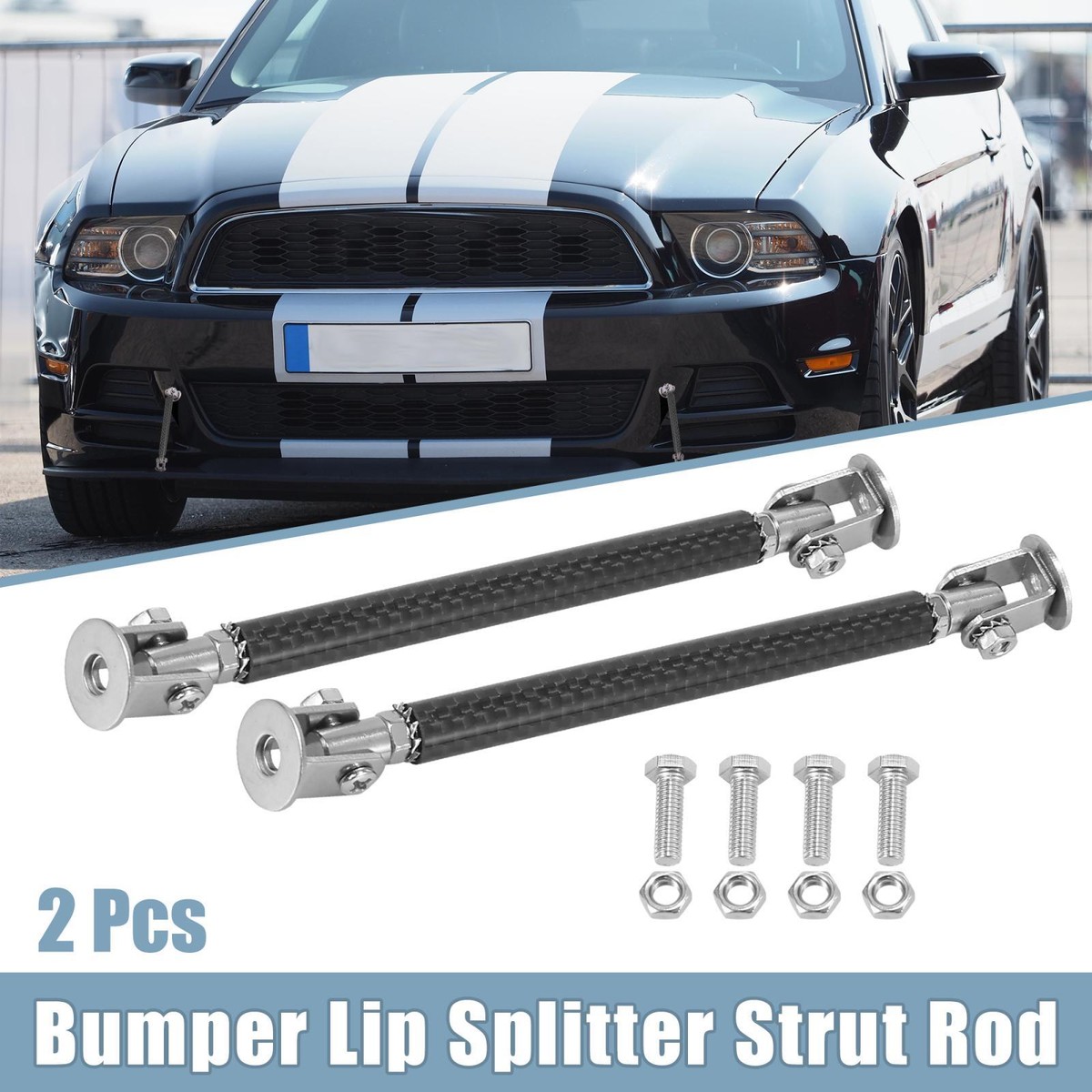 Car Modification X AUTOHAUX Front Bumper Lip Support Rod | Universal ...